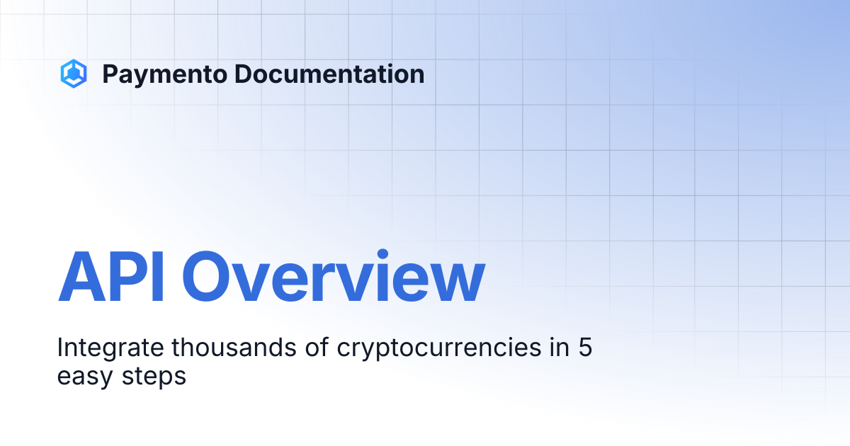 Api Overview Paymento Documention 9393